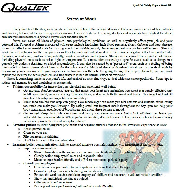 Weekly Safety Meeting E-Signature